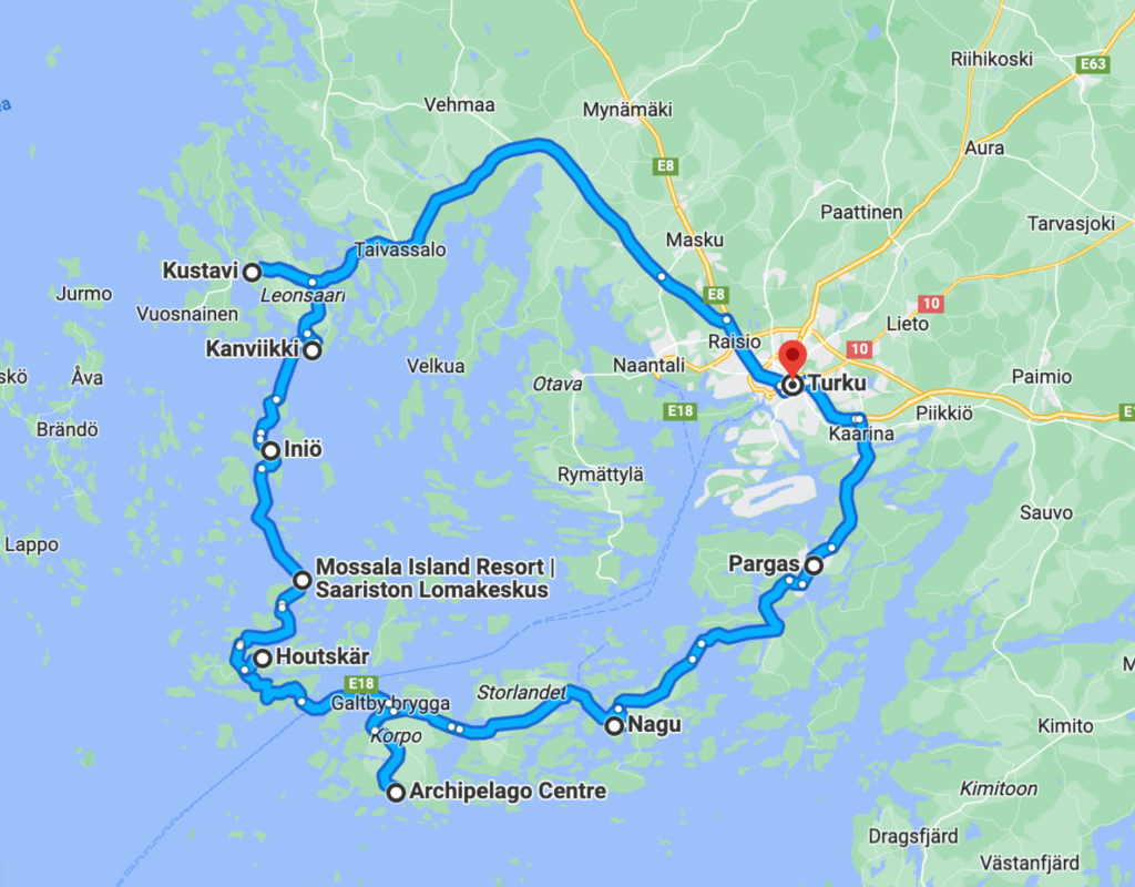 Saariston rengastie retkeilyautolla ja ihana Iniö - BestCaravan